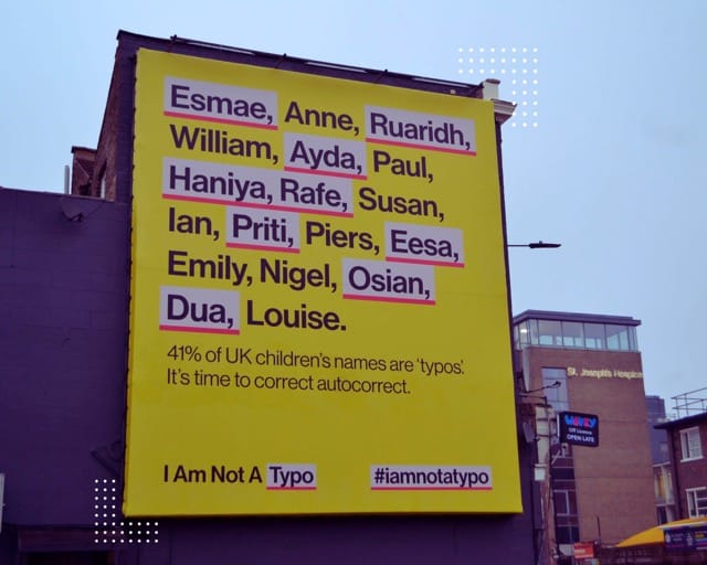 ‘I am not a typo’ Campaign Challenges Tech Giants to Update Harmful ...